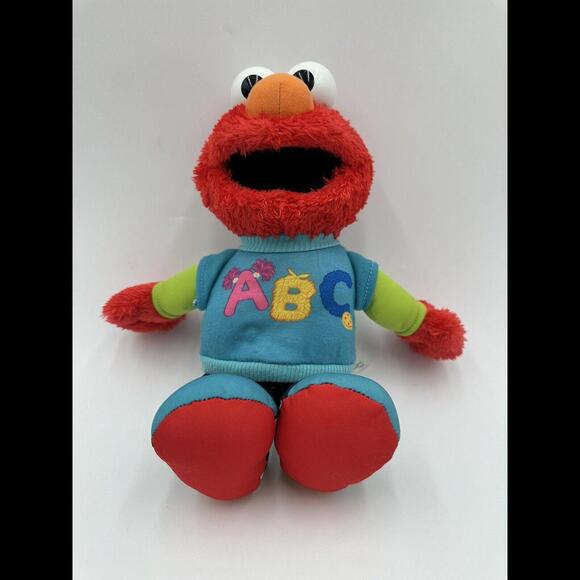 Hasbro | Toys | Sesame Street Abc Singing Talking Elmo 2 Plush Stuffed ...
